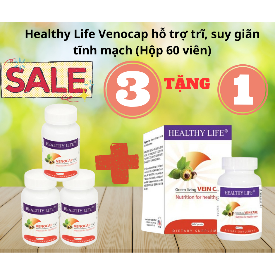 Healthy Life Venocap Supports Hemorrhoids, Varicose Veins (Box Of 60 ...