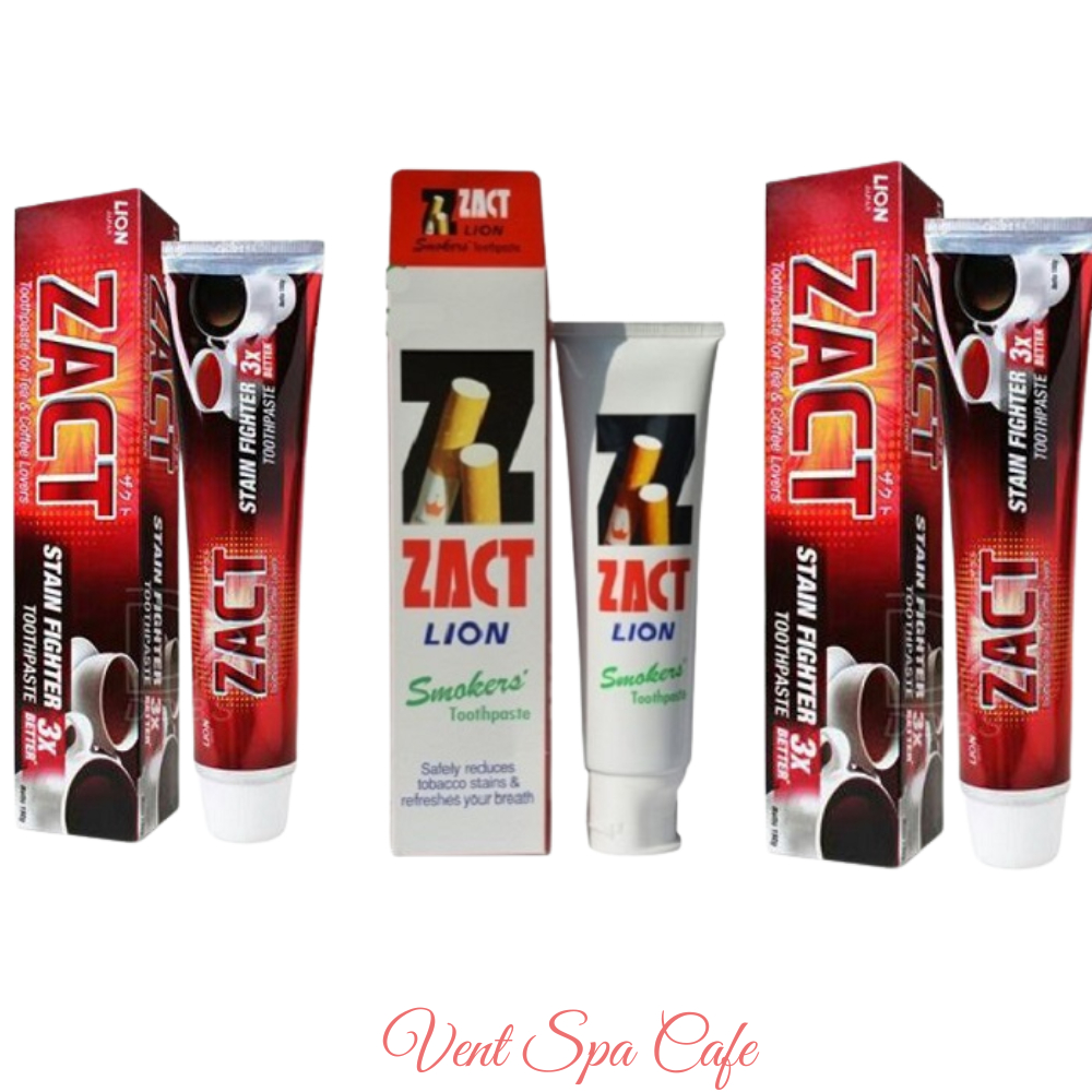 Zact Toothpaste For Smokers﻿Uu﻿Smell C KĐR LION Stain Fighter Tootpaste Coffee 190g | Shopee ...