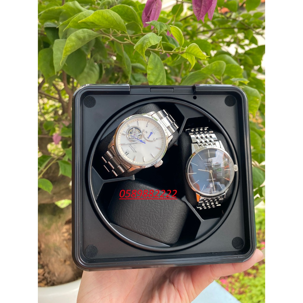 High Quality Genuine 3-Rotating Mechanical Watch Box Cabinet - Winder ...
