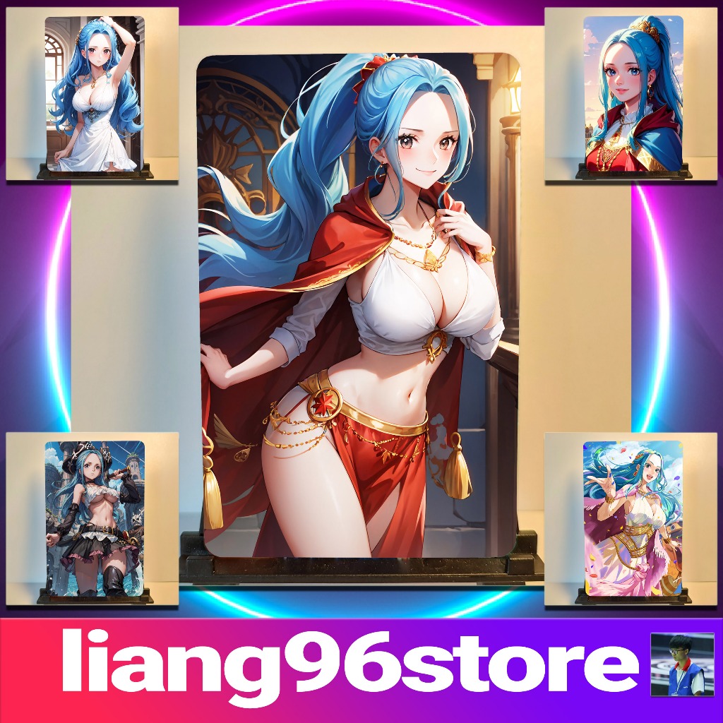 One Piece Card Nefertari Vivi Pattern - Lomo Card Plastic Size (86mm * 54mm) | Shopee Singapore