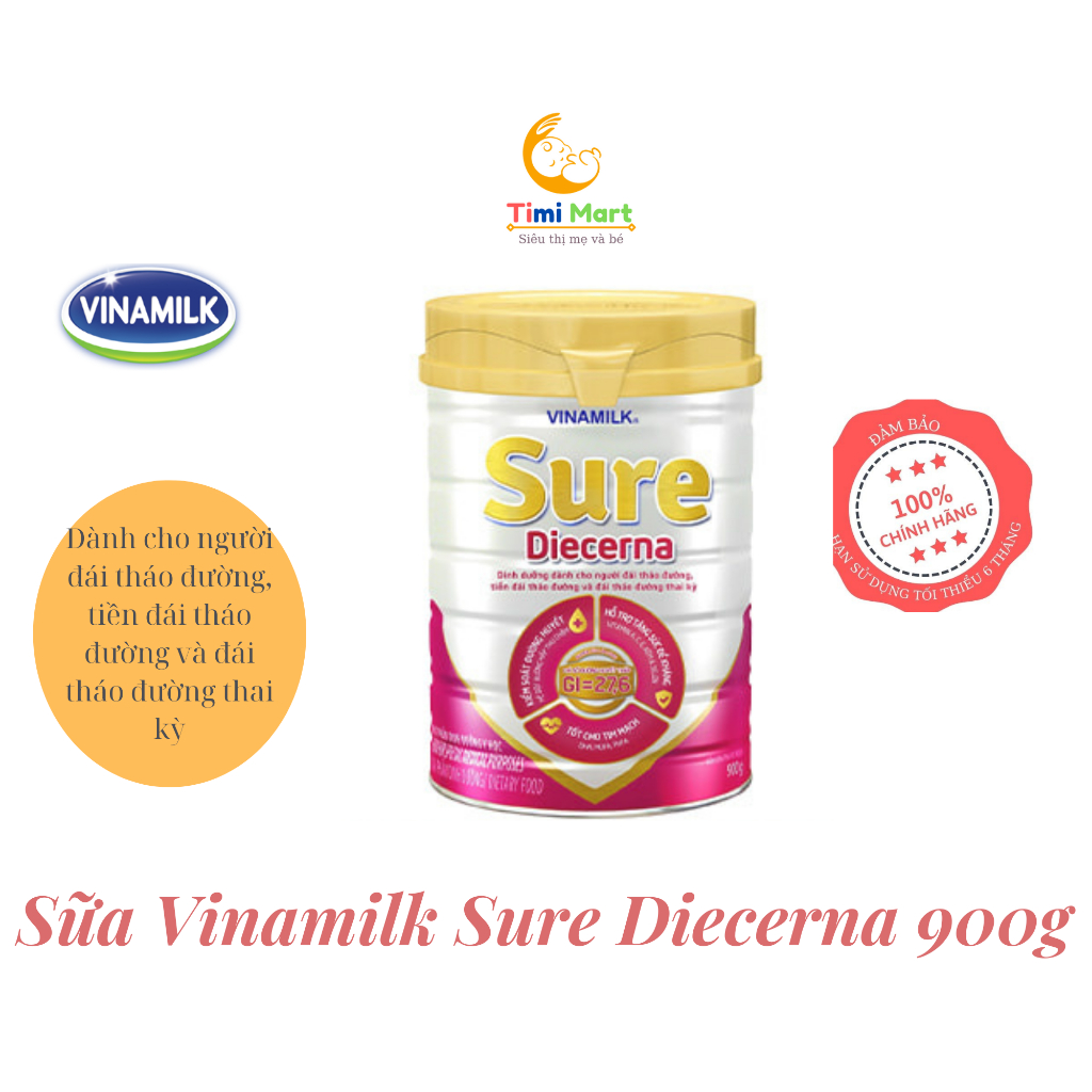 Vinamilk Sure Diecerna diabetic milk powder 900g box (genuine) | Shopee ...