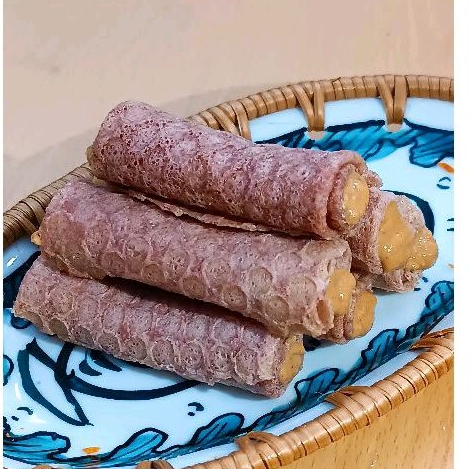 Sugar-free brown rice roll with peanut butter filling (200gr) | Shopee ...
