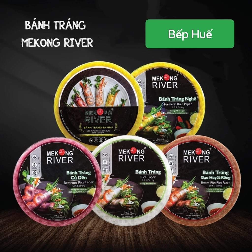 Mekong River 3-Color Rice Paper Roll 300g Pack | Shopee Singapore
