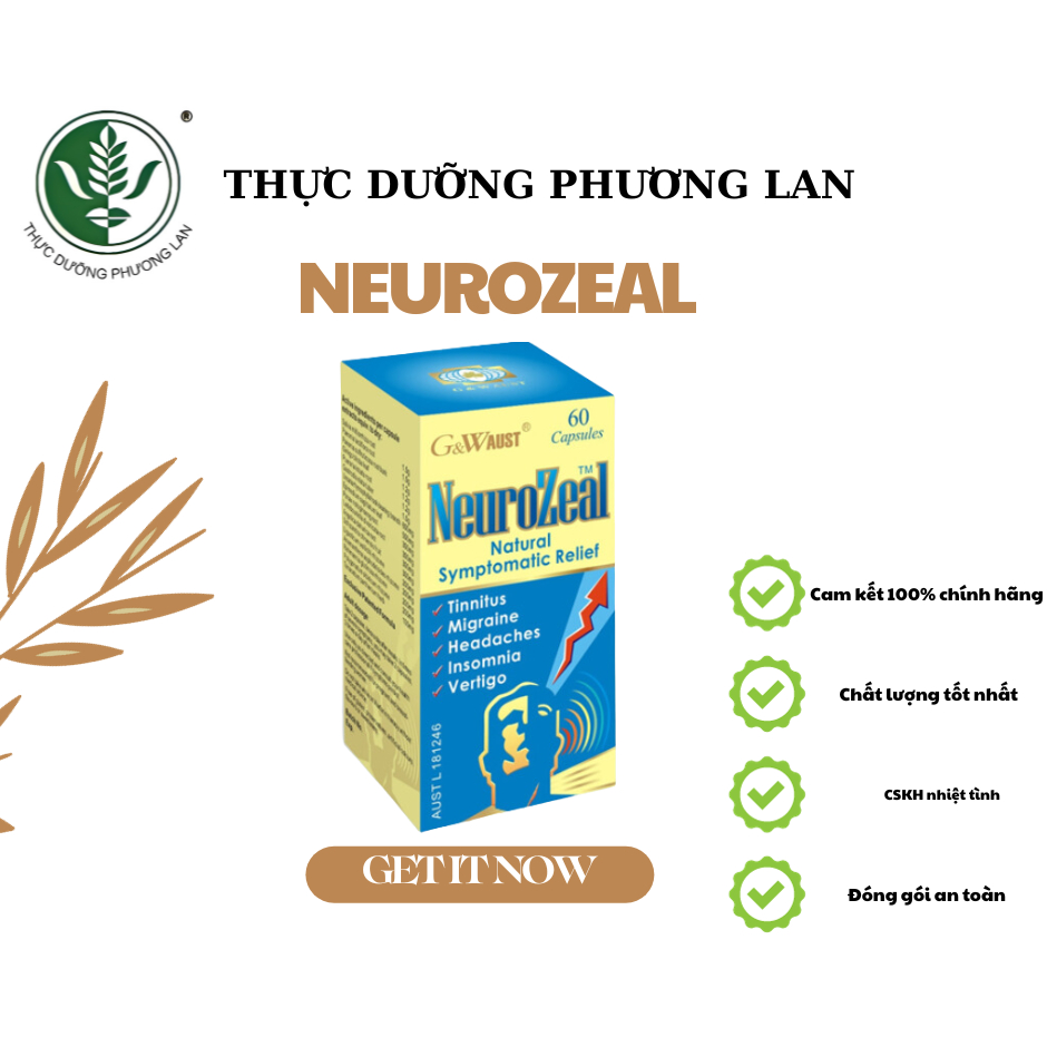 Neurozeal - Brain Tonic, Nervous System Restoration (1 Box / 60 Tablets ...