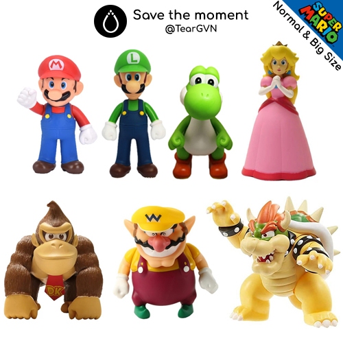 Super Mario models include Mario, Luigi, Yoshi, Peach, Toad, Donkey ...