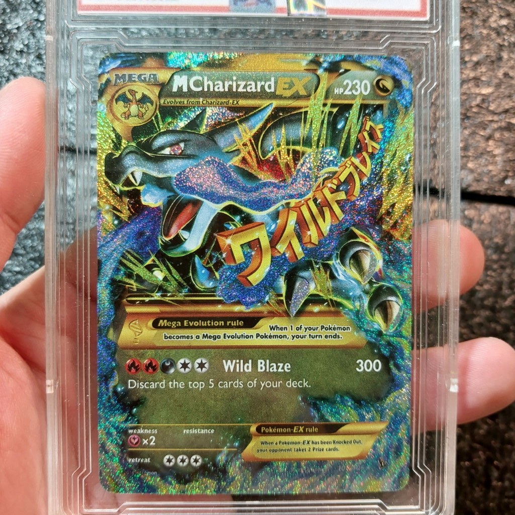 [LIM Sr EX] Mega M Charizard EX-Holo 2014 Pokémon TCG Black Dragon Fire ...
