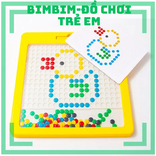 Magnetic drawing board with pen - educational maze bean toy for ...