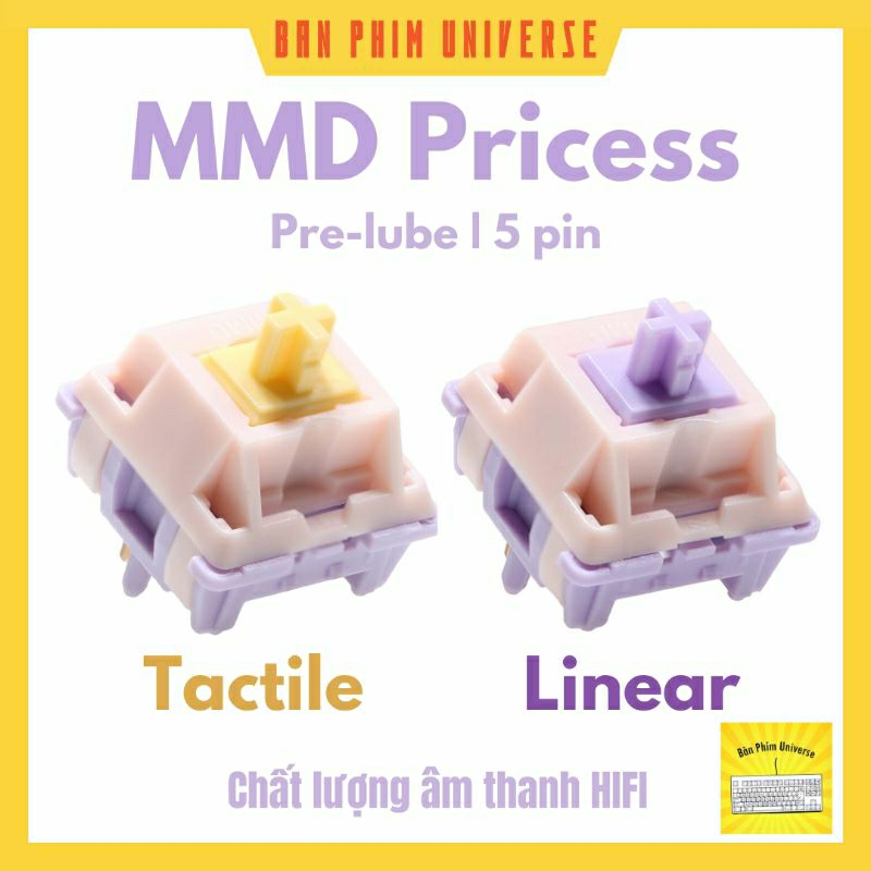 Mmd Switch Princess Tactile Switch - 5 pin - MMD Switch mechanical ...