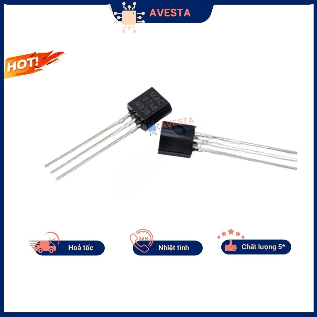 Triac 600V 0.8A MAC97A8 pin ensures avesta quality | Shopee Singapore