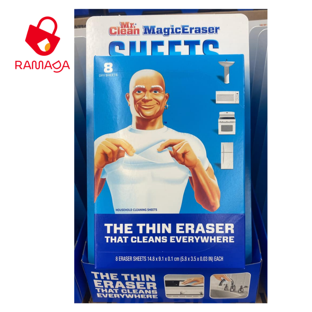 Magic Eraser Sheets Multi-Purpose Cleaning Pads 8 Sheets Mr. Clean ...