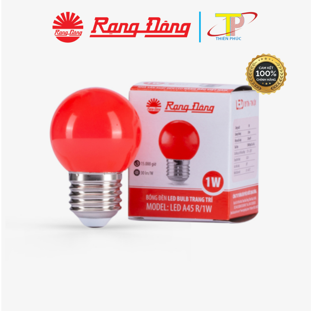 Rang Dong energy-saving 1W round BULB LED light BULB (5 different ...