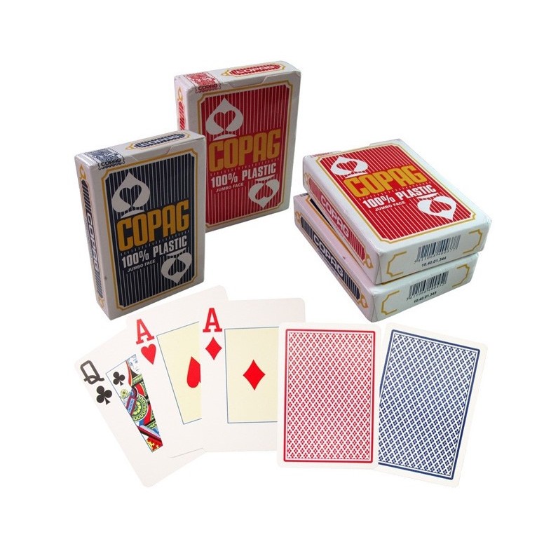 Buy 5 get 1 free [ Express CNY HCM ] COPAG plastic card set - Playing ...