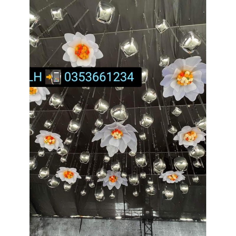 Ceiling DROP FLOWERS WITH DECORATIVE WINGS MODEL | Shopee Singapore