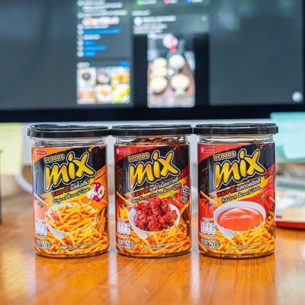 Bim Bim Mix Snack Sticks imported from Thailand Box 150g | Shopee Singapore