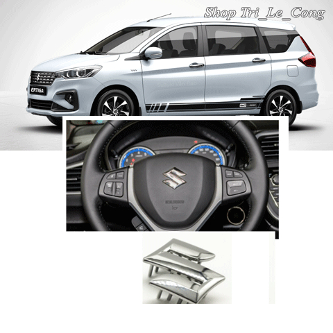 Sticker Suzuki Vitara Shaped S logo Sticker Trim Steering Wheel Ertiga ...