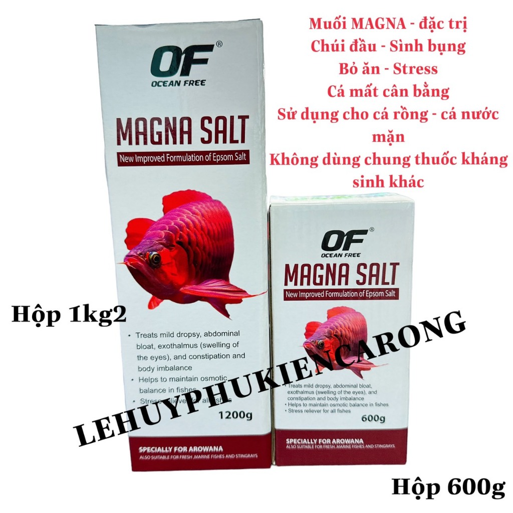 Magna SALT Specialized SALT for Arowana Fish Box 600g and 1kg2 | Shopee ...