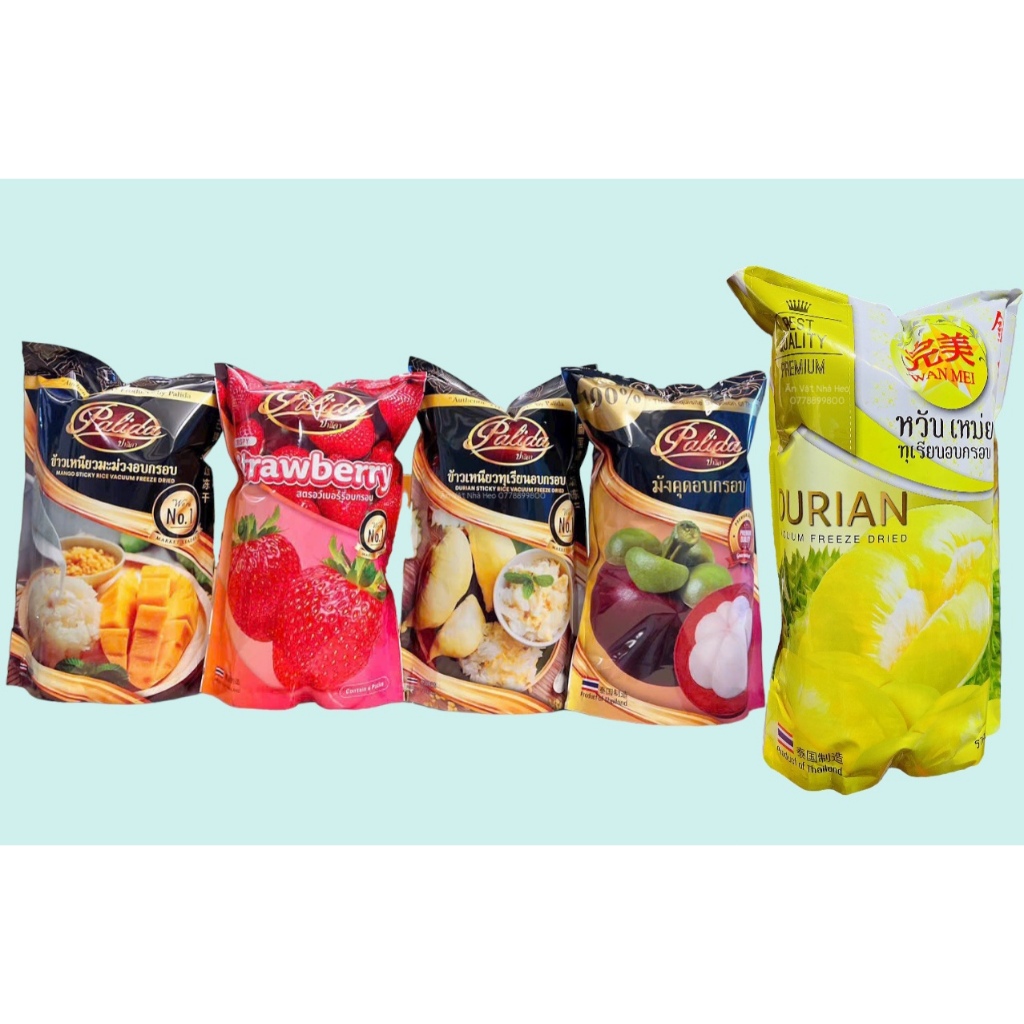 (Odd 1 pack) Durian/Strawberry/Thangster/Wan Mei Thai Dried Durian ...