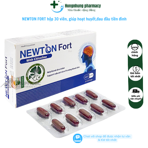 Newton FORT Box Of 30 Tablets, Helping Blood Activity, Vestibular ...