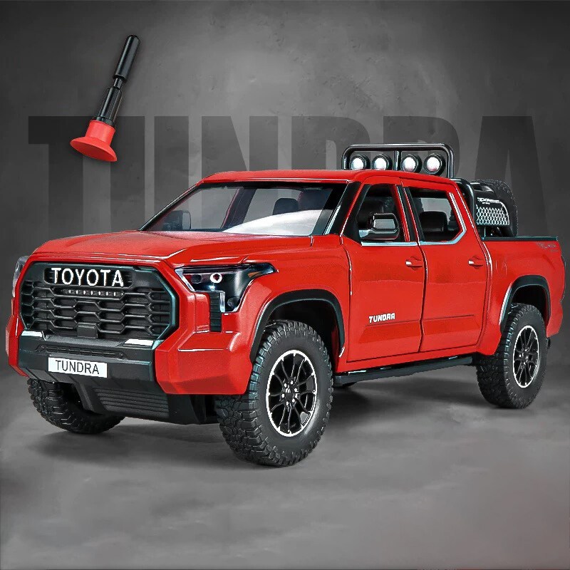 Metal 1:24 Scale Toyota Tundra Car Model, Toy Car Display Open Door ...