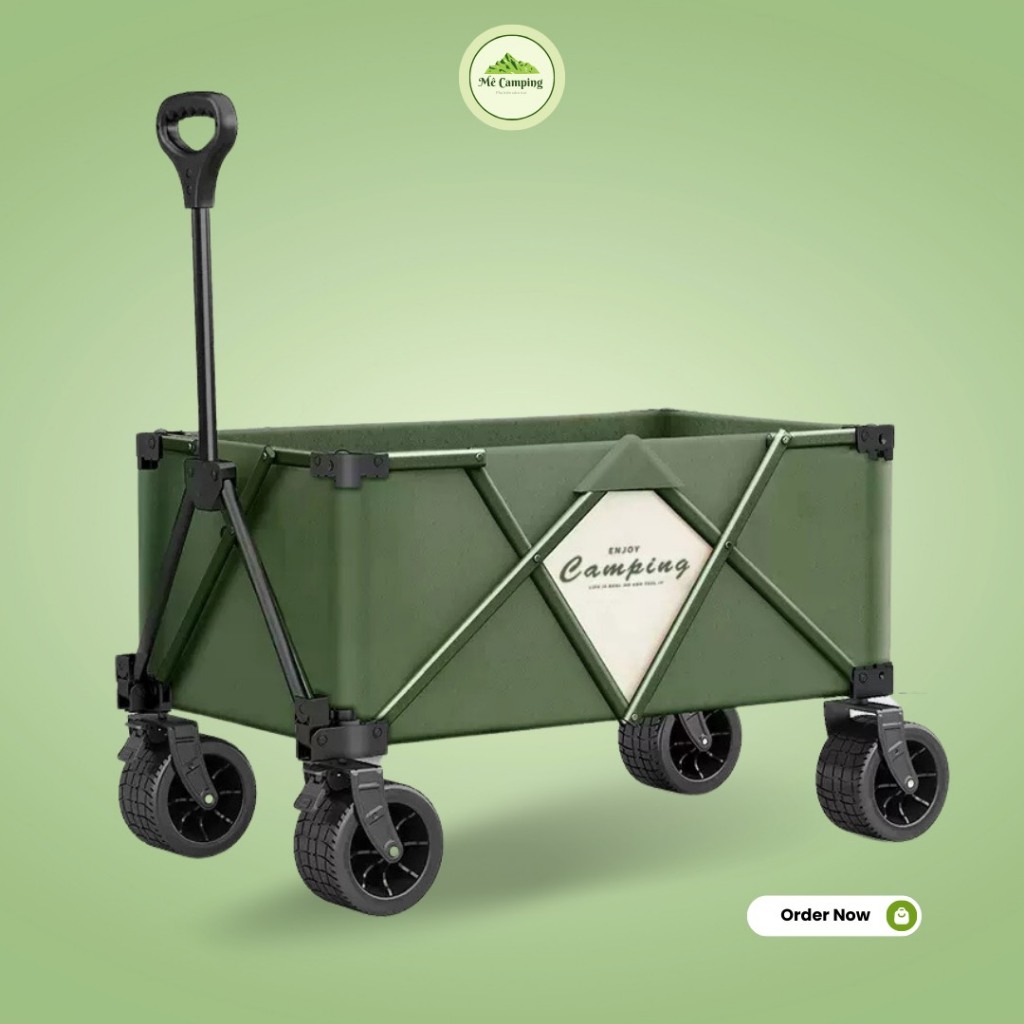 High-quality Camping Portable Tow Truck, 160L Removable Wheel Stroller ...