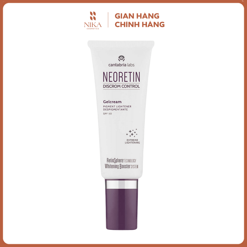 Neoretin Discrom Control Gel Cream SPF 50 [Nika Cosmetics] | Shopee ...