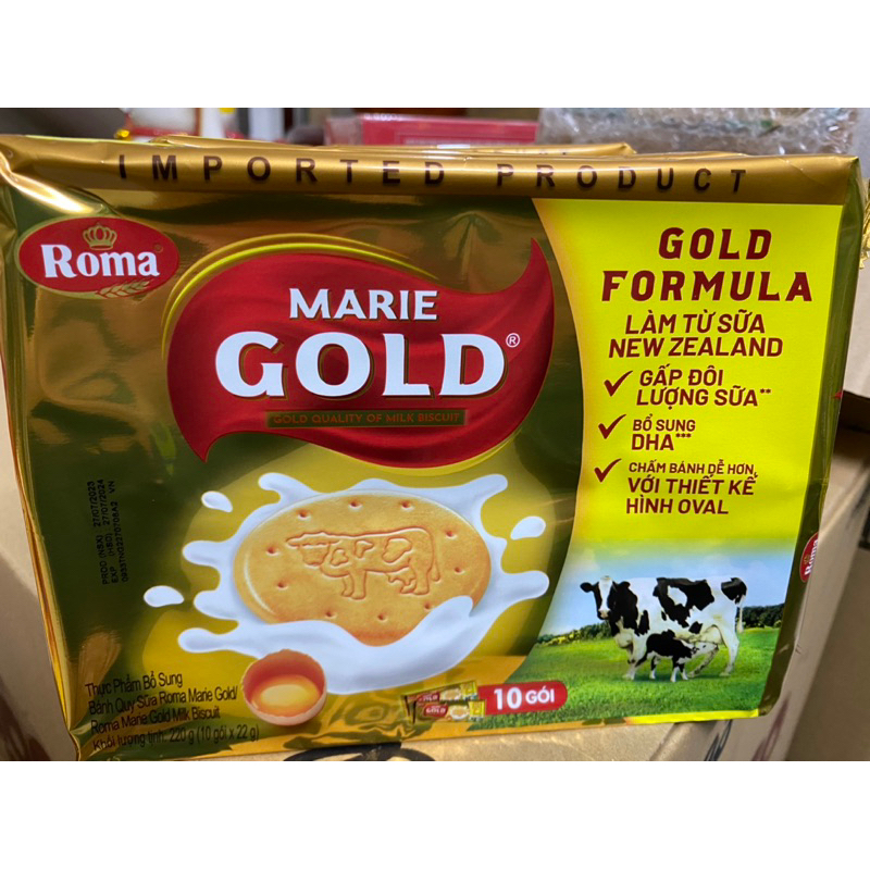 Roma Marie Gold milk biscuits 220g made in Indonesia | Shopee Singapore