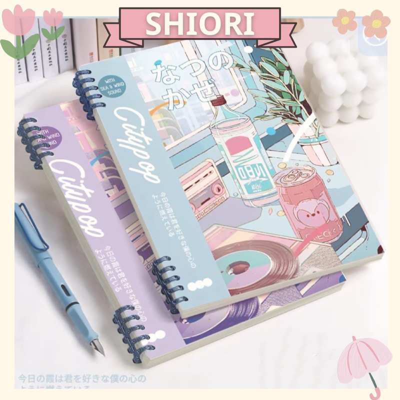 Shiori notebook can replace B5 paper - 120 horizontal pages - Designed ...