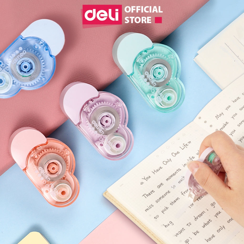 Lovely Deli Paste 5M Cloud Tape Eraser Pen - Quick-Dry Coverage Erase ...