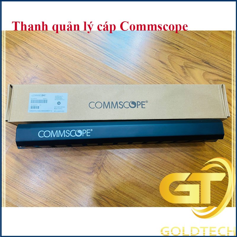 Horizontal cable management bar 1U Comscope P/N:1427632-1 Genuine rack ...