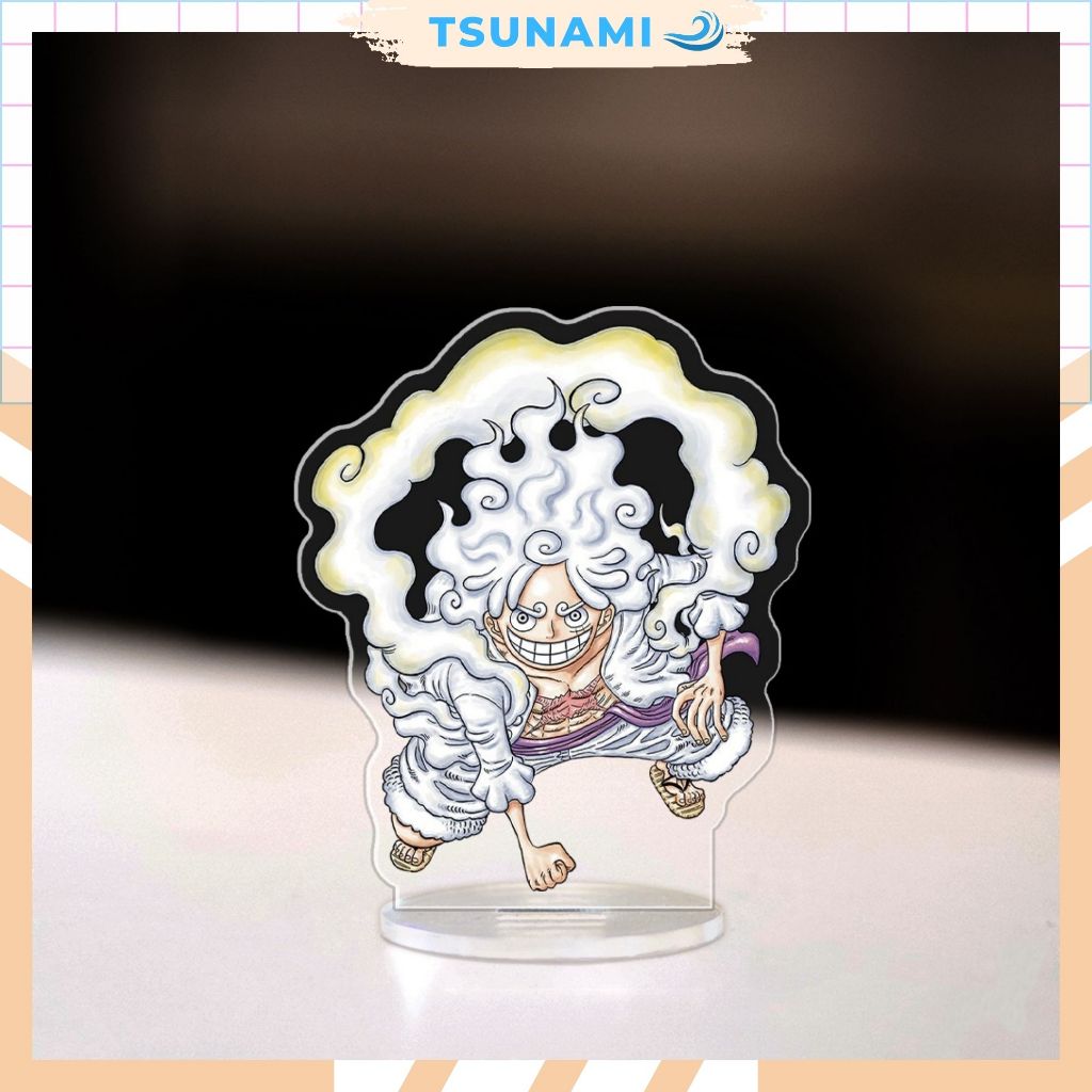 Standee Luffy gear 5 One piece Pirate Island anime model, free design ...