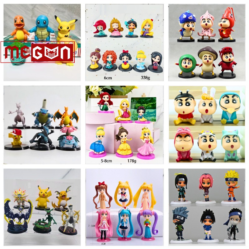 Decorative Toy Character Models, Collection of Favorite Characters for ...