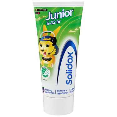 Solidox Junior Norwegian toothpaste for children from 6 to 12 years old ...