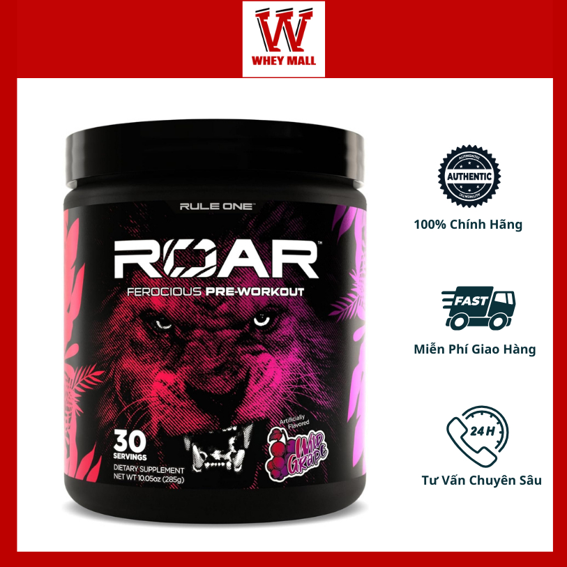 Rule 1 ROAR Pre Workout Increase Energy before training Pre Workout Energy Rule 1 ROAR 30 ...