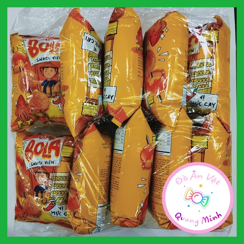 Wholesale Oishi Snack Bola Balls Spicy Squid Flavor, large packs of 32 ...