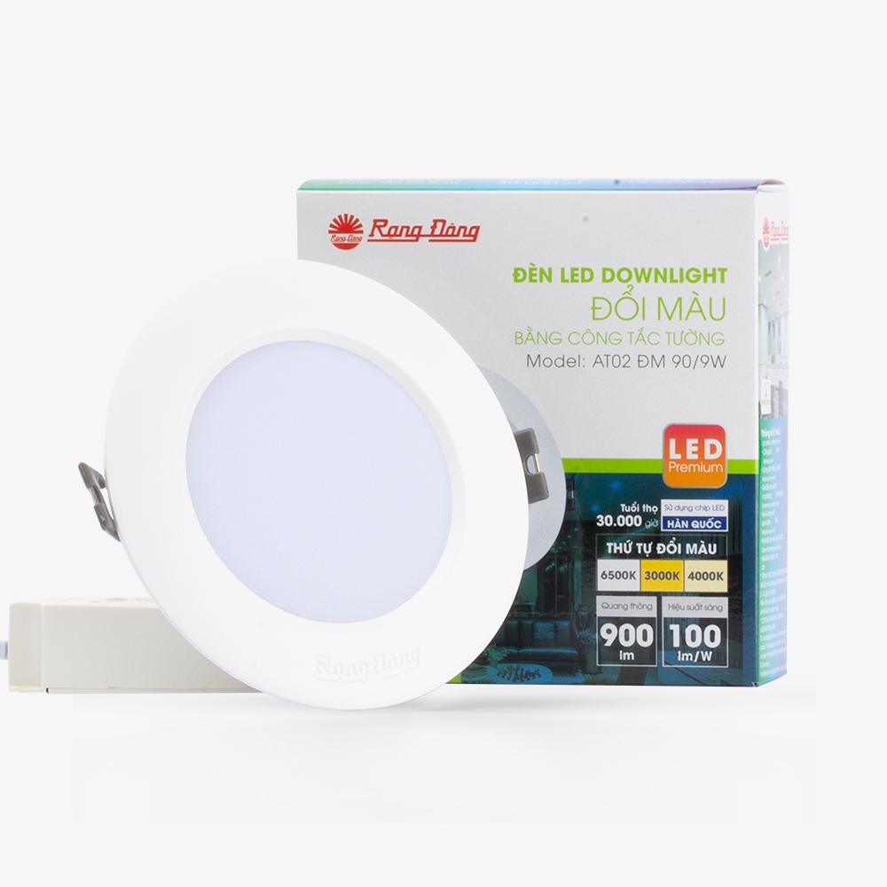[Genuine Rang Dong] LED Downlight Ceiling Light Change Color AT02 Vndm ...