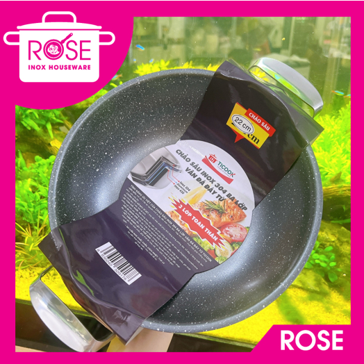 304 STONE TEXTURED Deep Pan Three Layers Bottom From Ticook - Premium ...