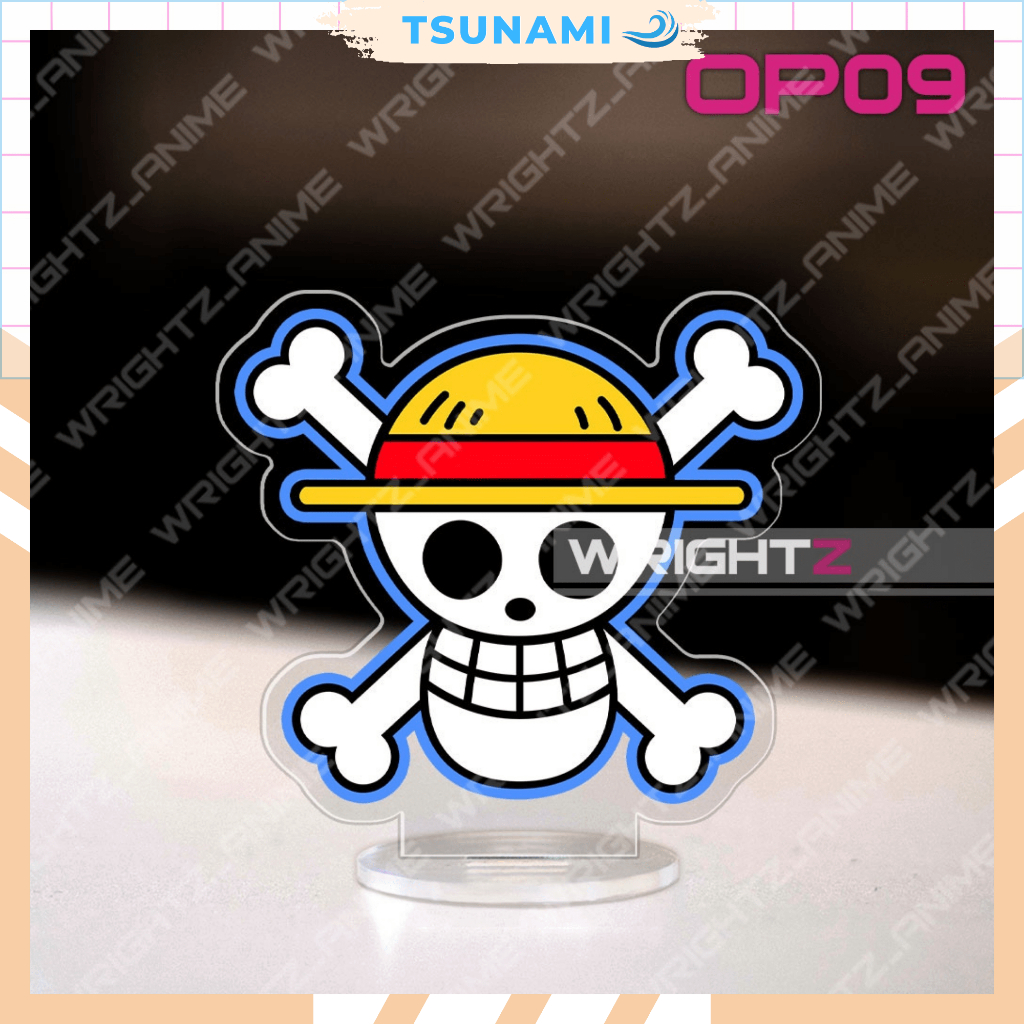 Standee Wrightz anime model made of acrylic mica One Piece anime Pirate ...