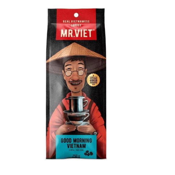 Good Morning Vietnam Mr Viet Roasted coffee beans 250g - Mr Viet Good ...