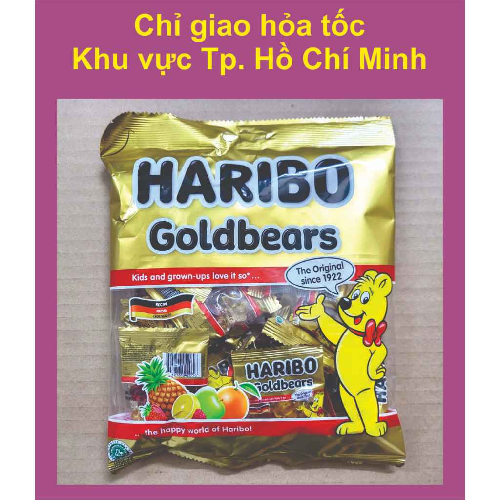 Haribo - 200g bag / 16 small packs - Bear / Turkey / Goldbear (HAL ...