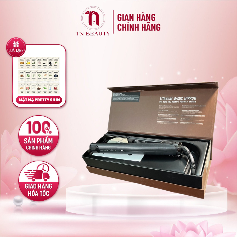 Create TITANIUM MAGIC Mirror II premium hair straightener - Genuine ...
