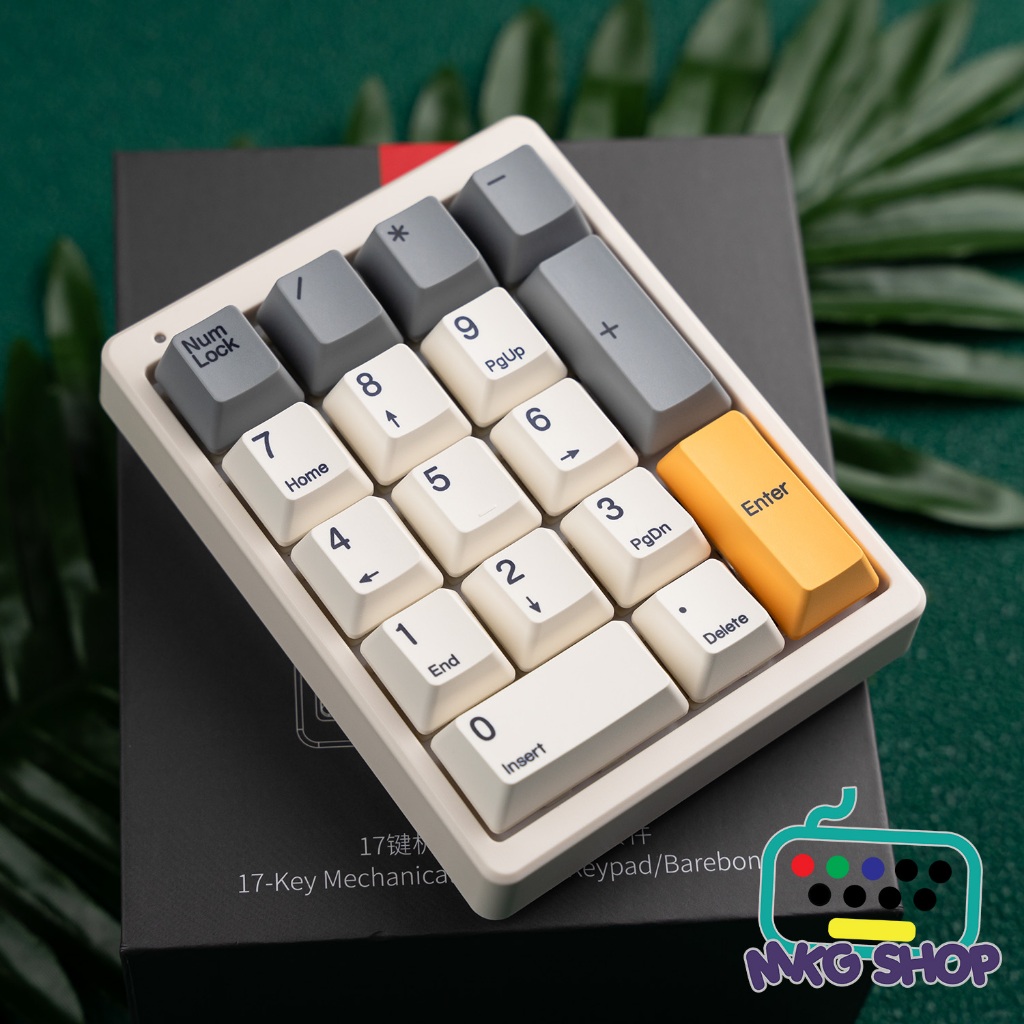 Numpad MF17 RGB compact mechanical keyboard, type C keycap PBT ...