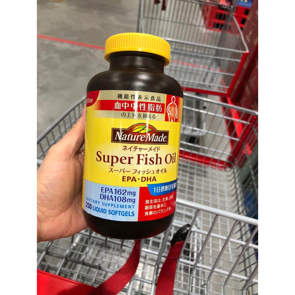 Box Of 250 Capsules - 8 Months SUPER FISH OIL NATURE MADE FISH OIL ...