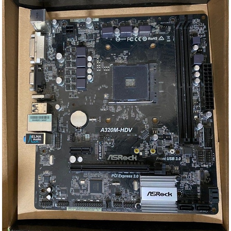 Mainboard ASROCK A320M-HDV BOARD - Old ASROCK A320M HDV Main | Shopee ...