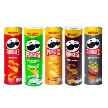 Pringles Potato Chip Snack Cheesy Cheese /Sour Cream & Onion /Original ...