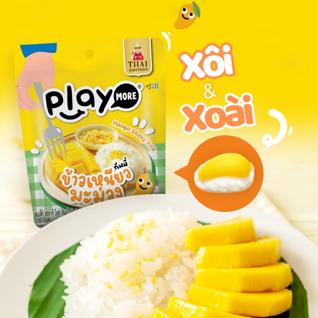Mango Sticky Rice Candy Or All Flavors Play More Super Delicious, No ...