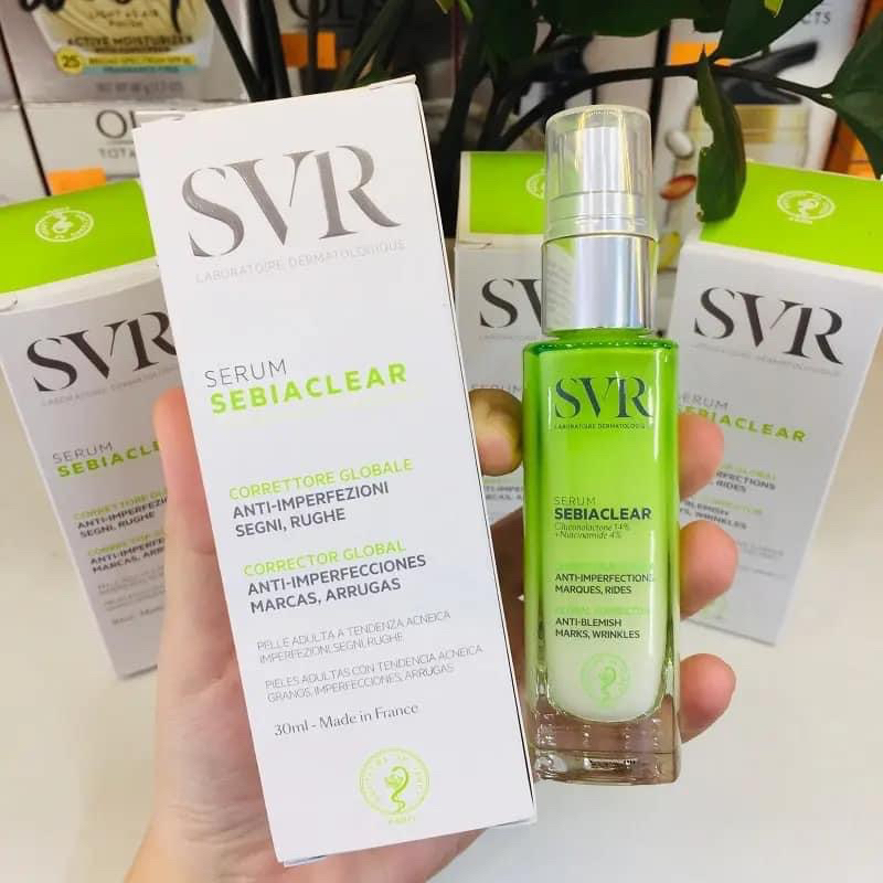 Serum SVR SEBIACLEAR SERUM 30ML Reduces Acne, Fade Slingshotn Soothes ...