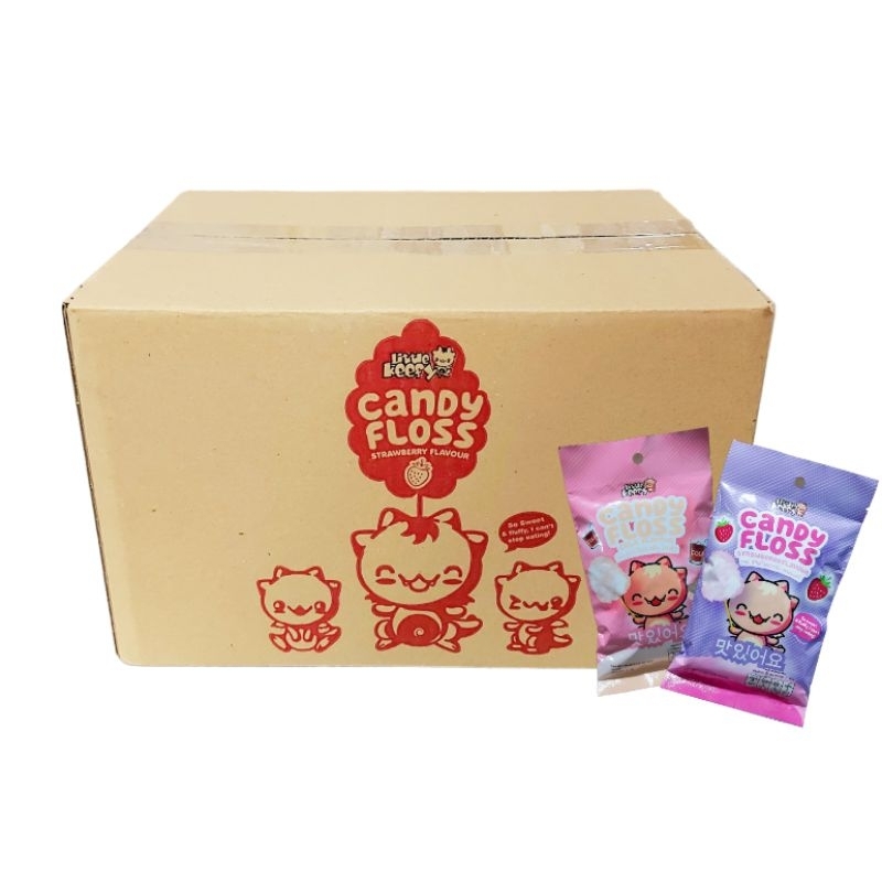 1 Carton (24 Packs) Of Candy Floss Cotton Candy Made In Indonesia [New ...