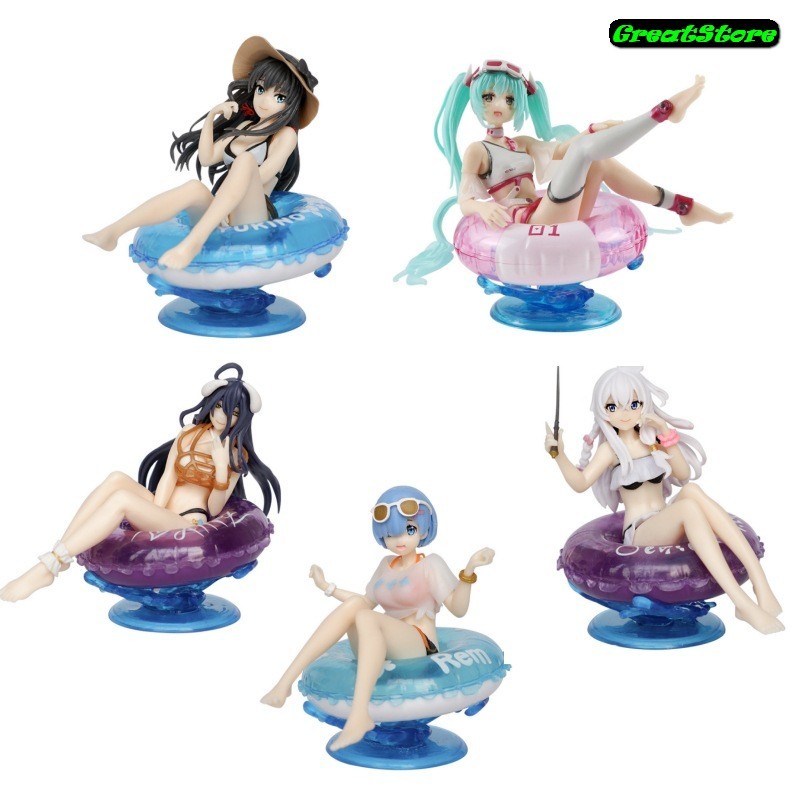 [ Available ] Aqua Float Girls Albedo, Elaina, Rem, Yukino, Hatsune ...