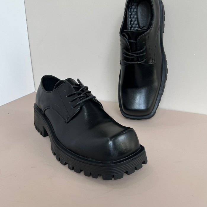 Chunky Derby Square Toe Sandals With Sole 5cm | Shopee Singapore