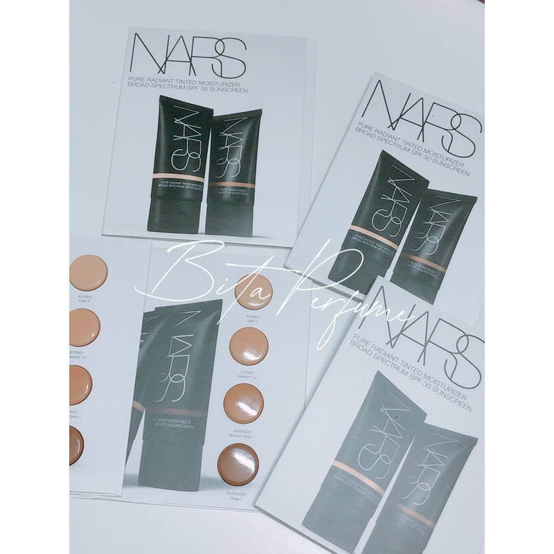 Sample Nars Pure Radiant Tinted Foundation Cream 4 Cells | Shopee Singapore